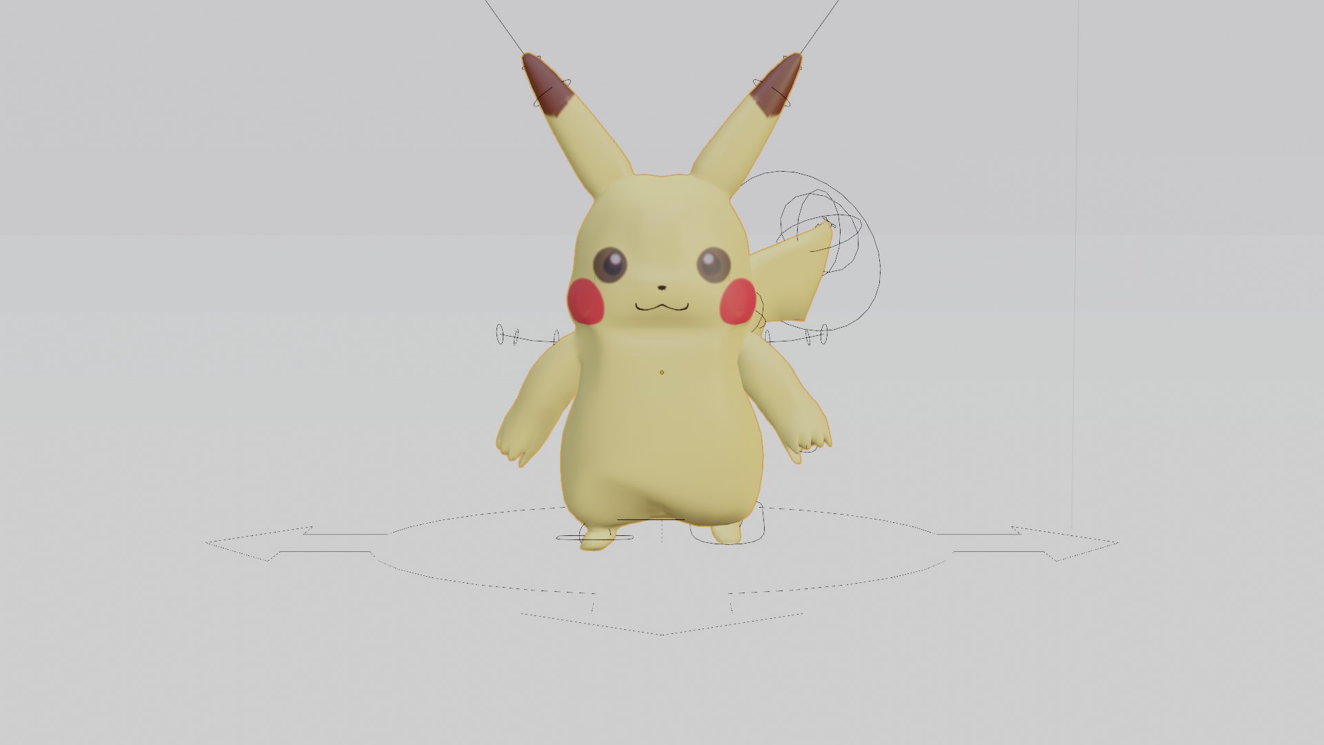 Pikachu Pokemon Rigged 3D - TurboSquid 1772620
