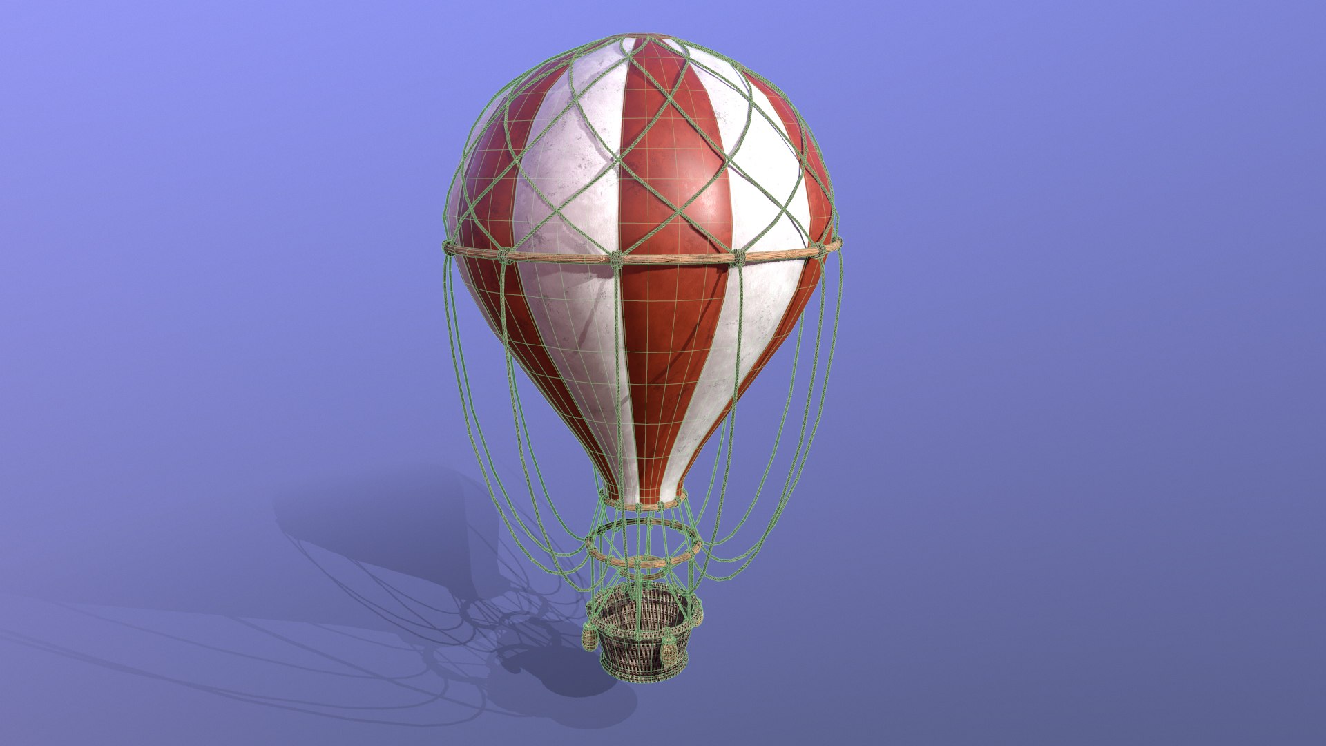 3D Air Balloon - TurboSquid 2119281