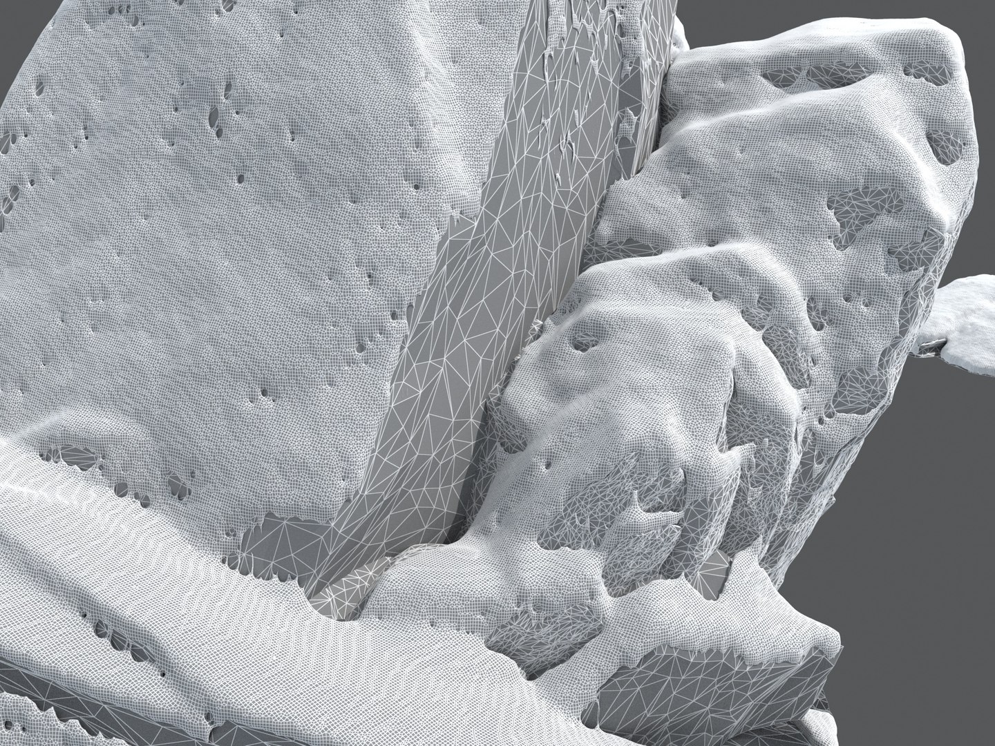3D Snow Rocks - TurboSquid 2028481