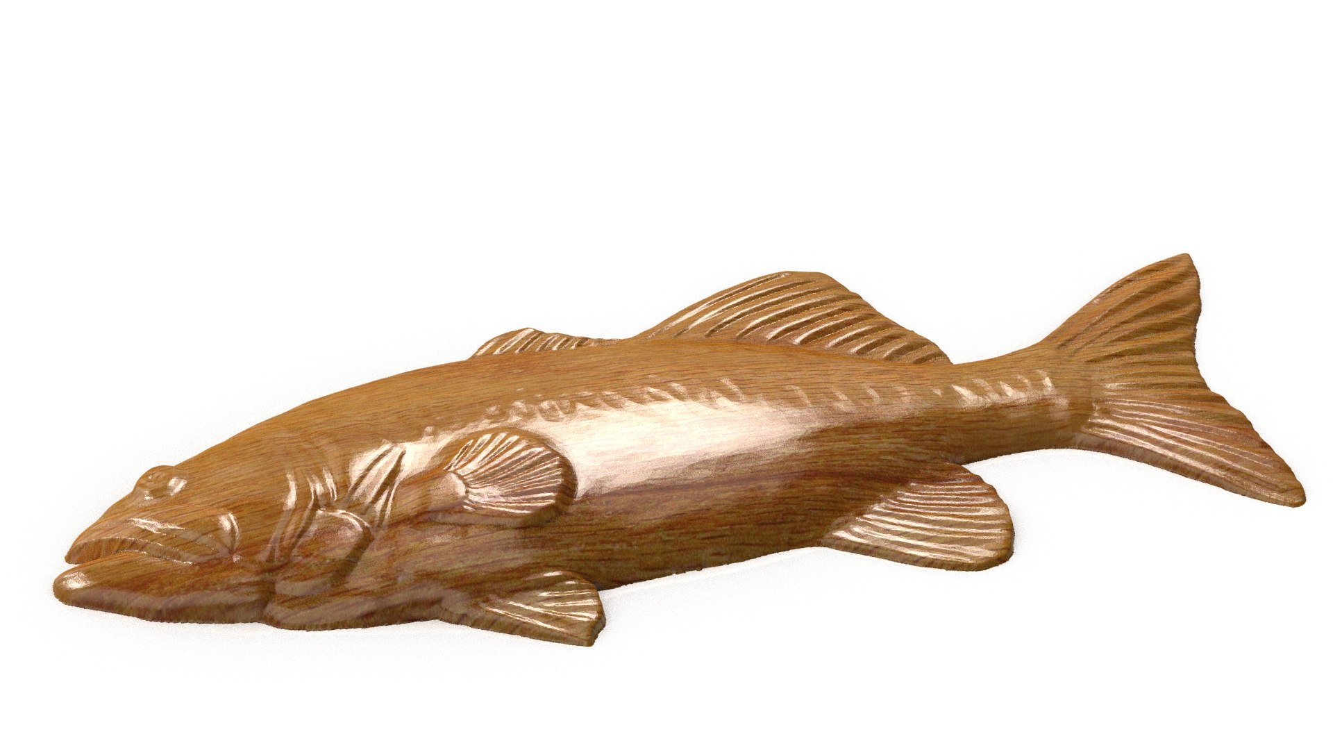 3D Relief Art Fish Model - TurboSquid 1686120