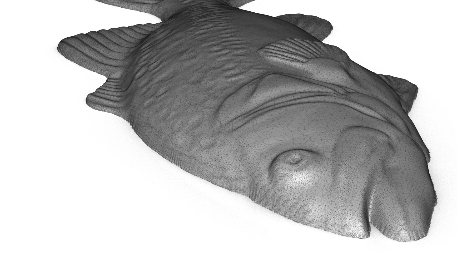 3D Relief Art Fish Model - TurboSquid 1686120
