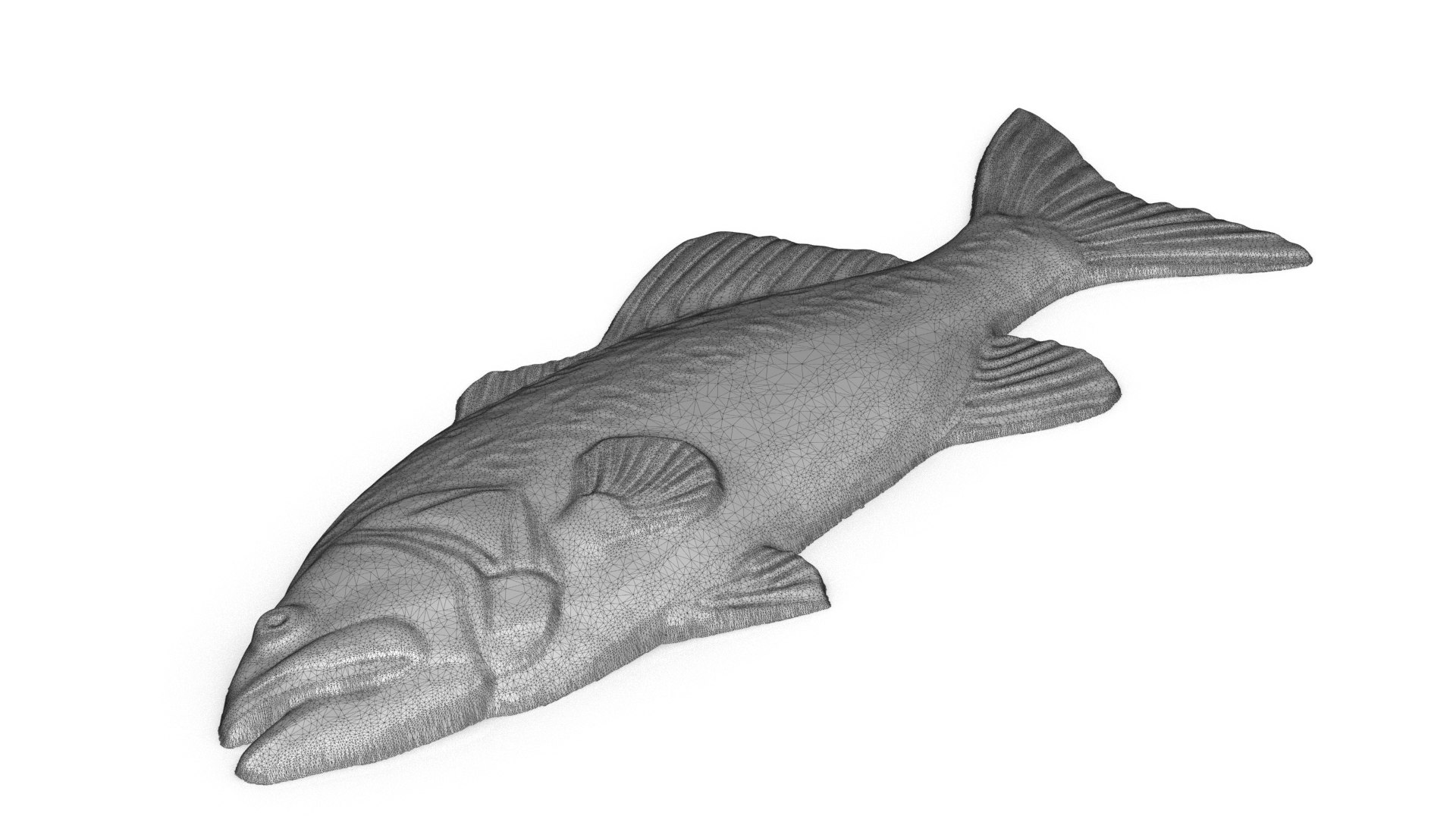 3D Relief Art Fish Model - TurboSquid 1686120