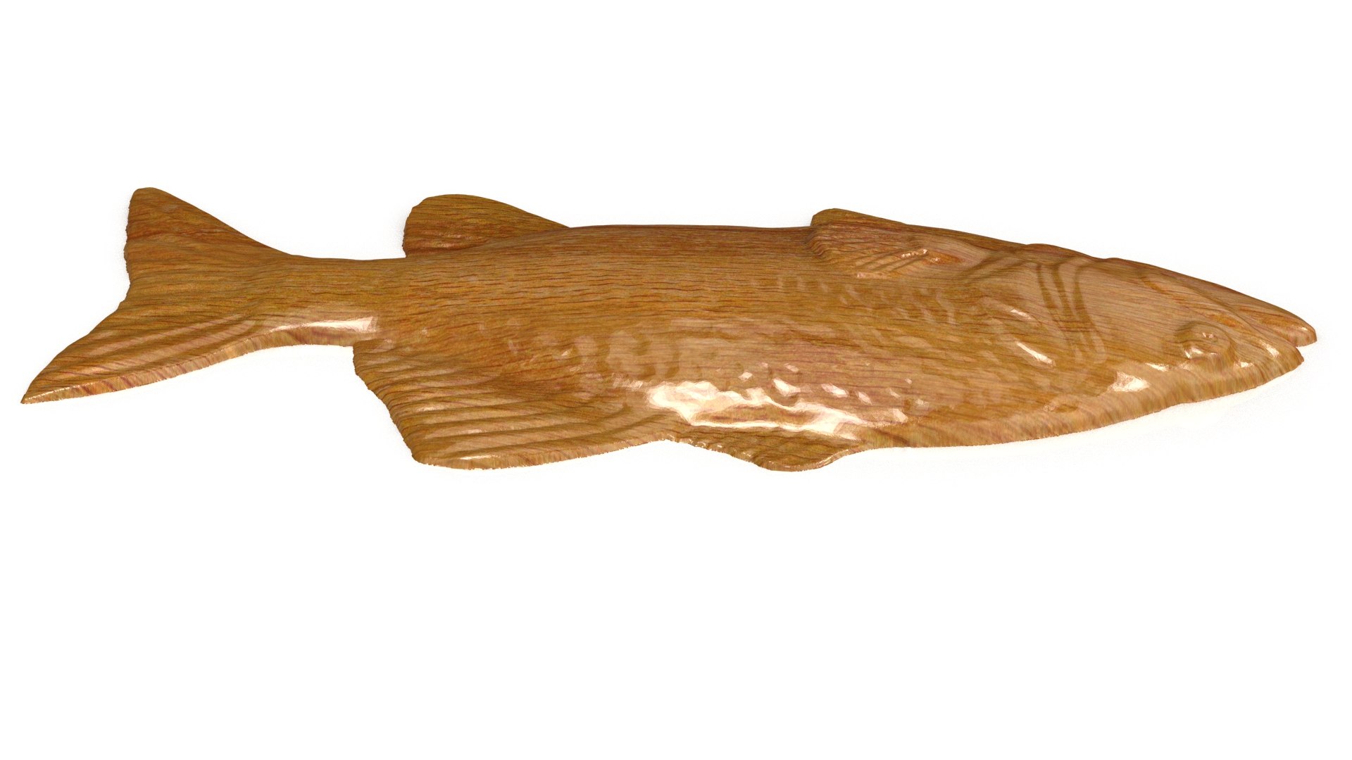 3D Relief Art Fish Model - TurboSquid 1686120