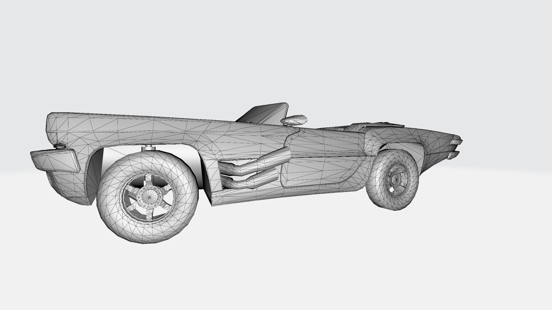 Raven Convertible Sports Car Model - TurboSquid 1507264