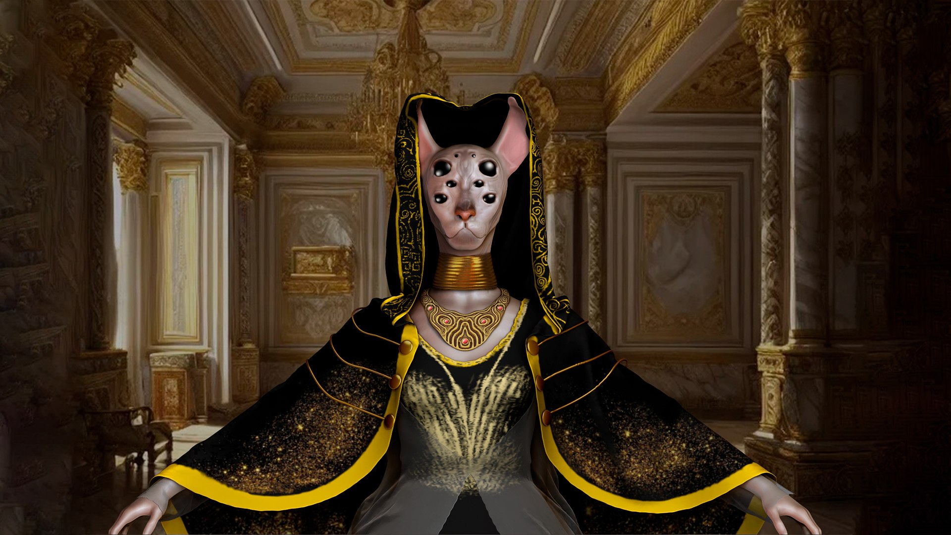 3D Model Female Sphynx Human Model - TurboSquid 2284182