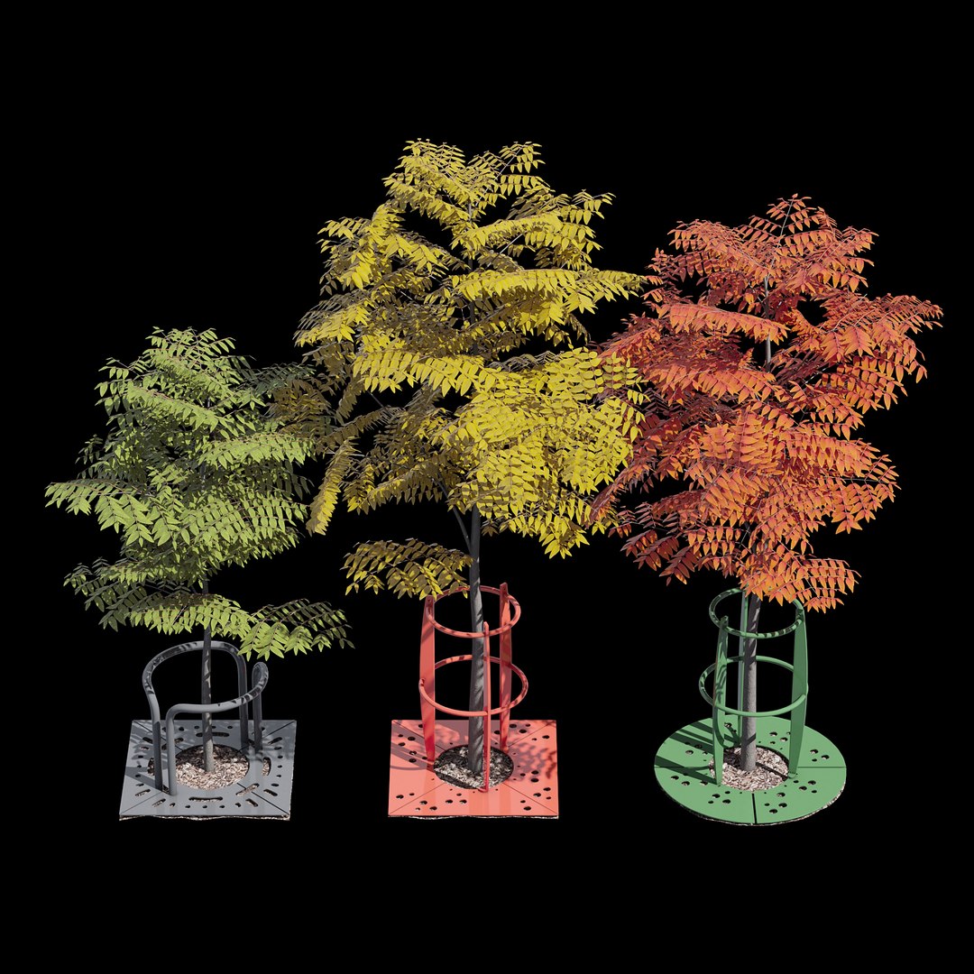 3D Urban Tree Grille - TurboSquid 1882425