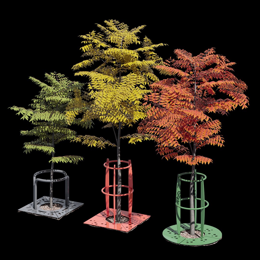 3D Urban Tree Grille - TurboSquid 1882425