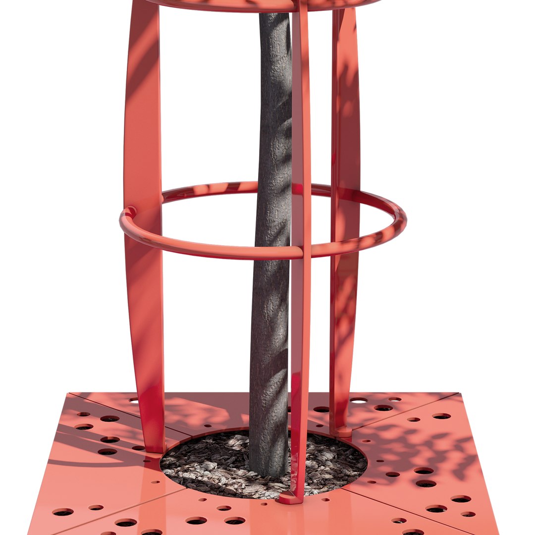 3D Urban Tree Grille - TurboSquid 1882425