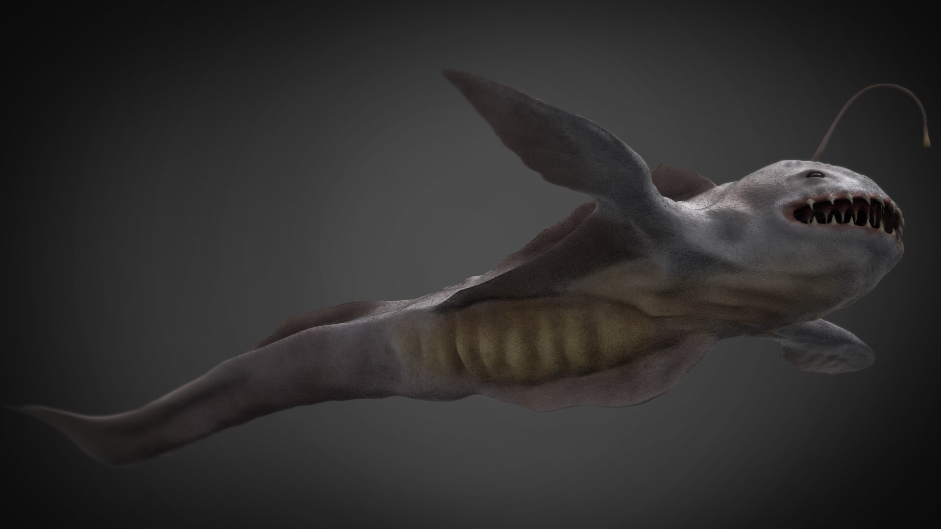 3D Leviathan Sea Monster Model - TurboSquid 1645822