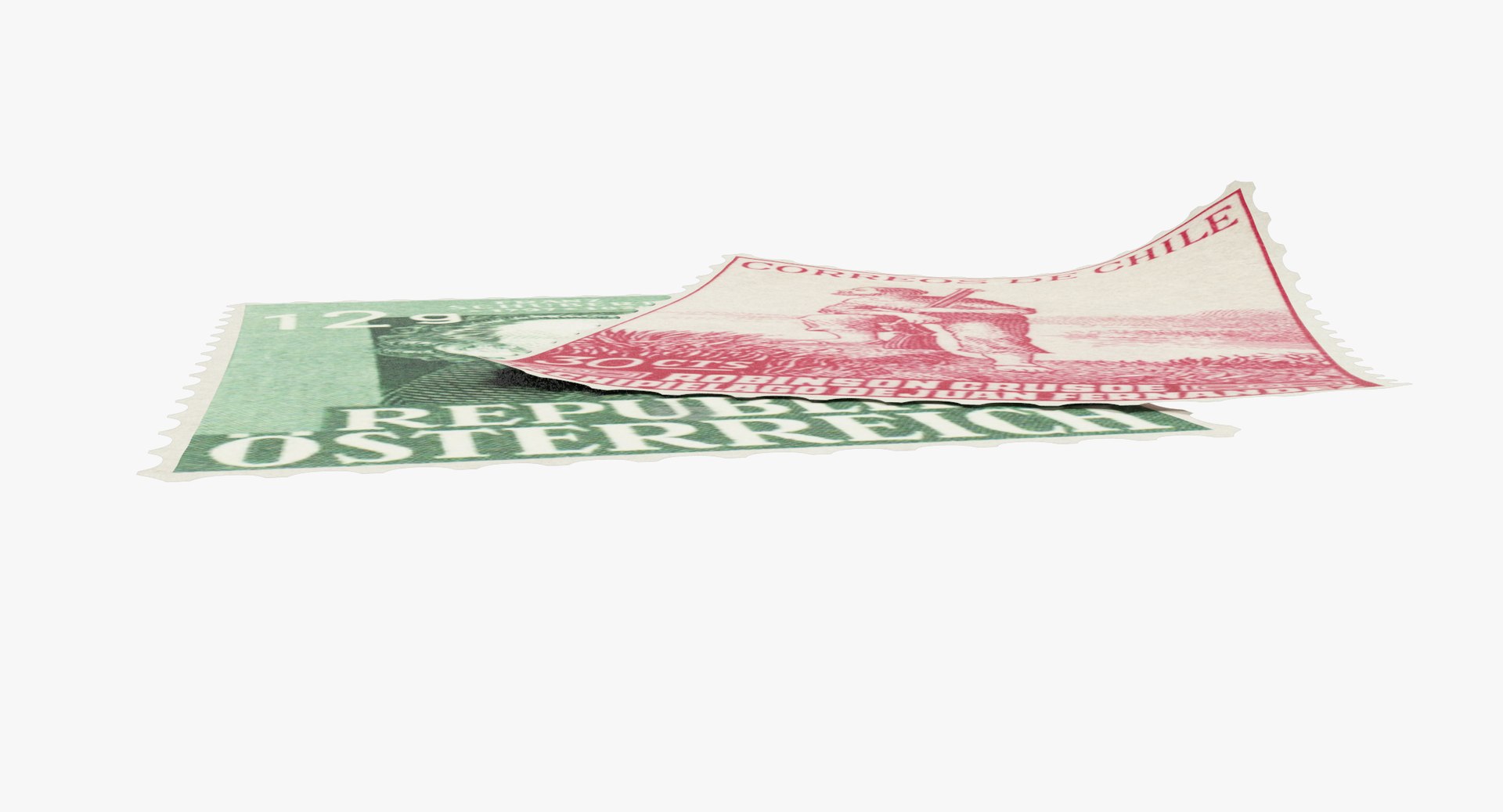 Postage Stamps 3D Model - TurboSquid 1423035