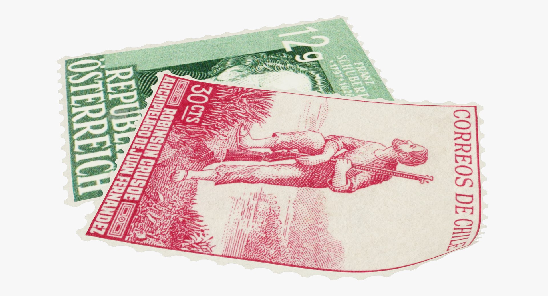Postage Stamps 3D Model - TurboSquid 1423035