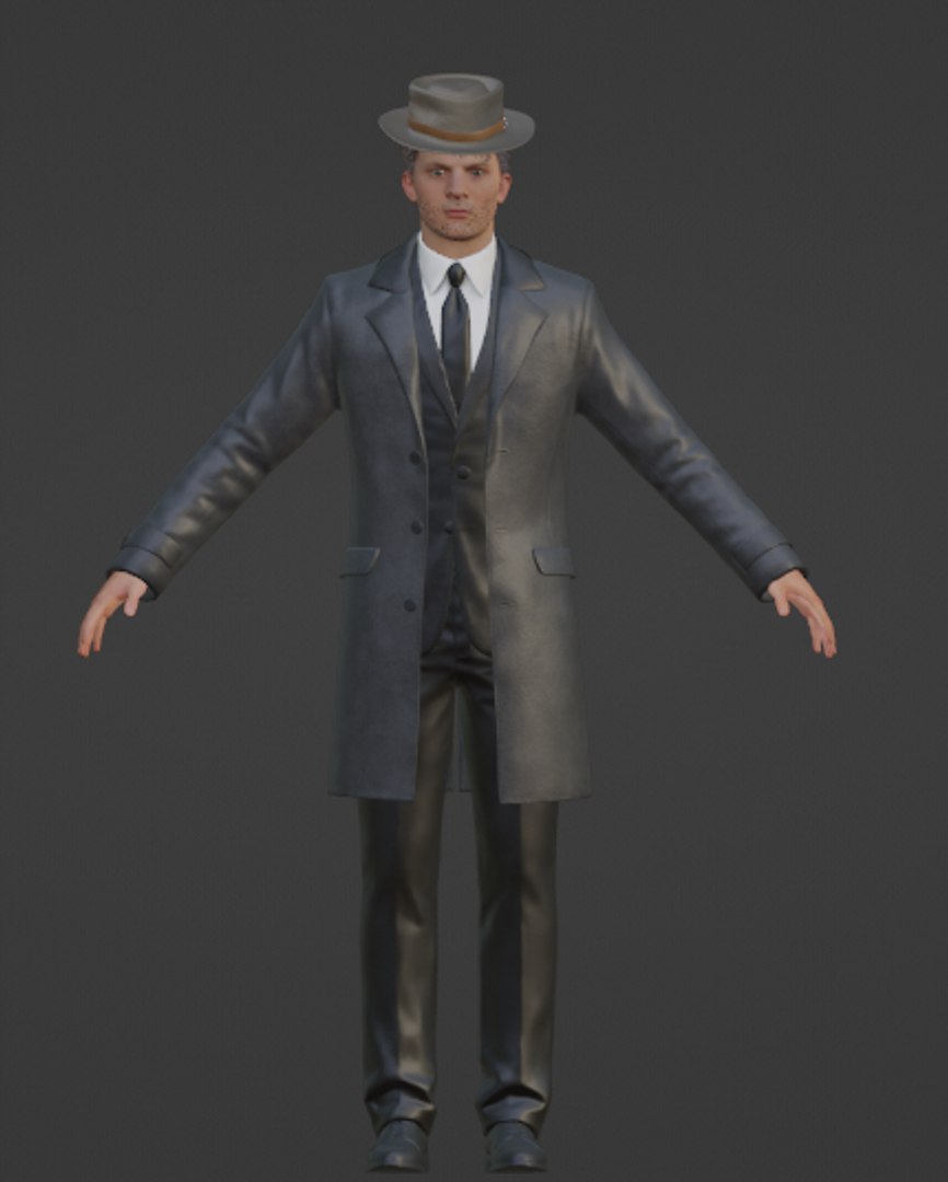 Mafia Character 3D Model - TurboSquid 2222732