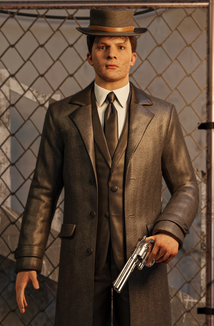 Mafia Character 3D Model - TurboSquid 2222732