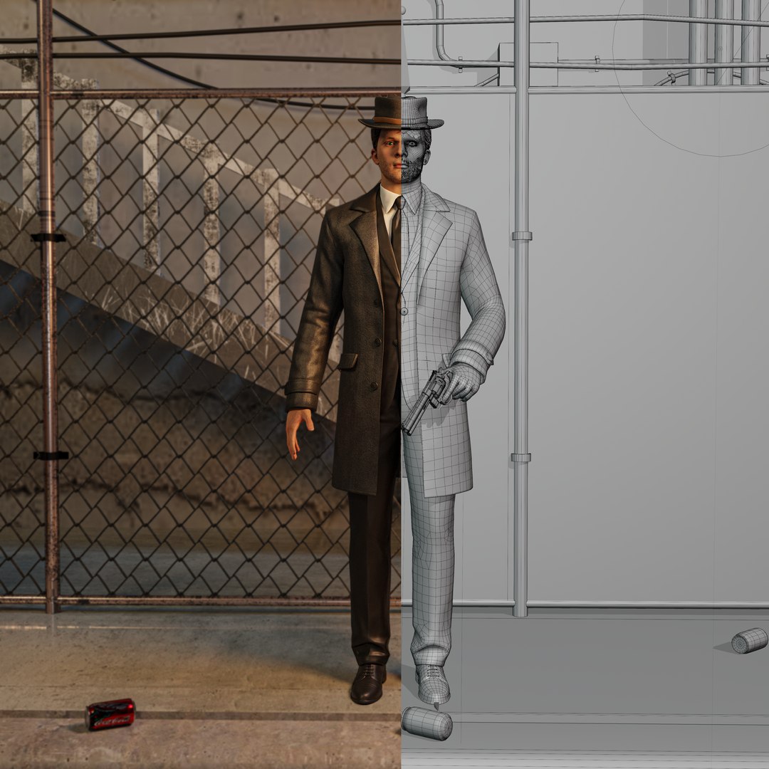 Mafia Character 3D Model - TurboSquid 2222732