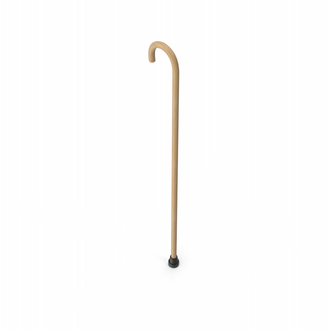 Wooden Walking Stick 3D Model - TurboSquid 2173517
