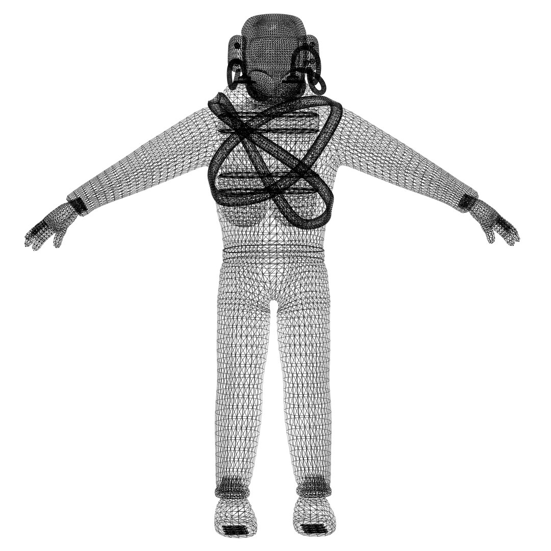 3D Model Lethal Company Scavenger - TurboSquid 2182771
