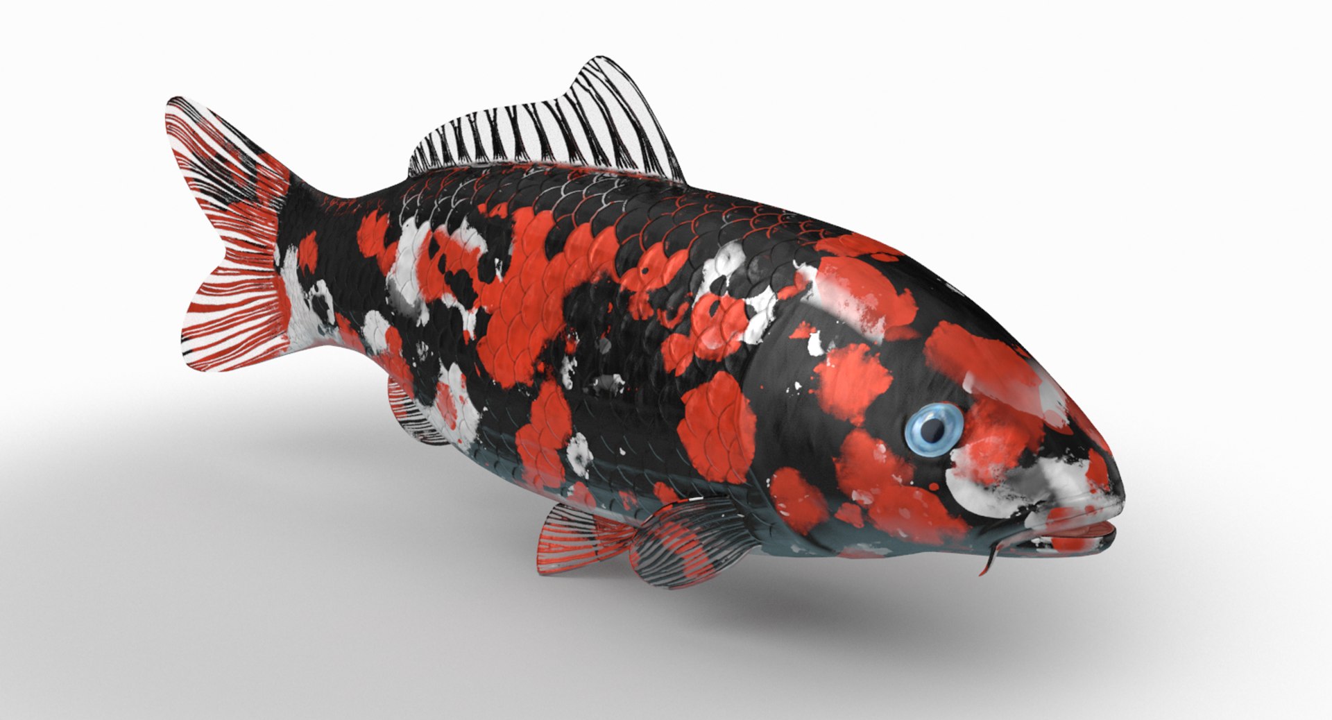 Koi Fish 3D Model - TurboSquid 1248022