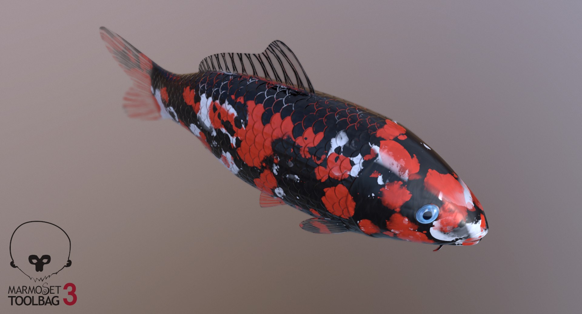 Koi Fish 3D Model - TurboSquid 1248022