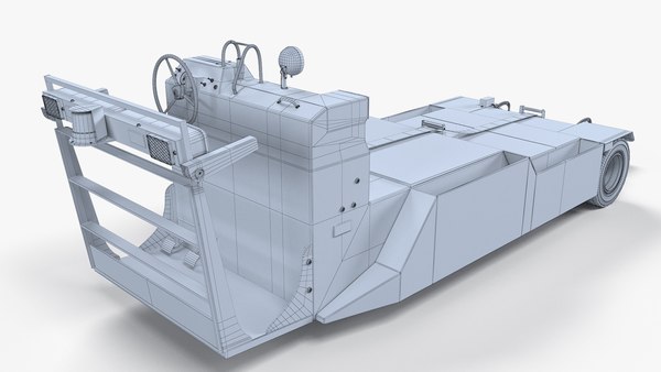 Aircraft tug 3D model - TurboSquid 1683829