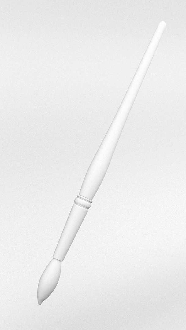 3d Model Of Paint Brush