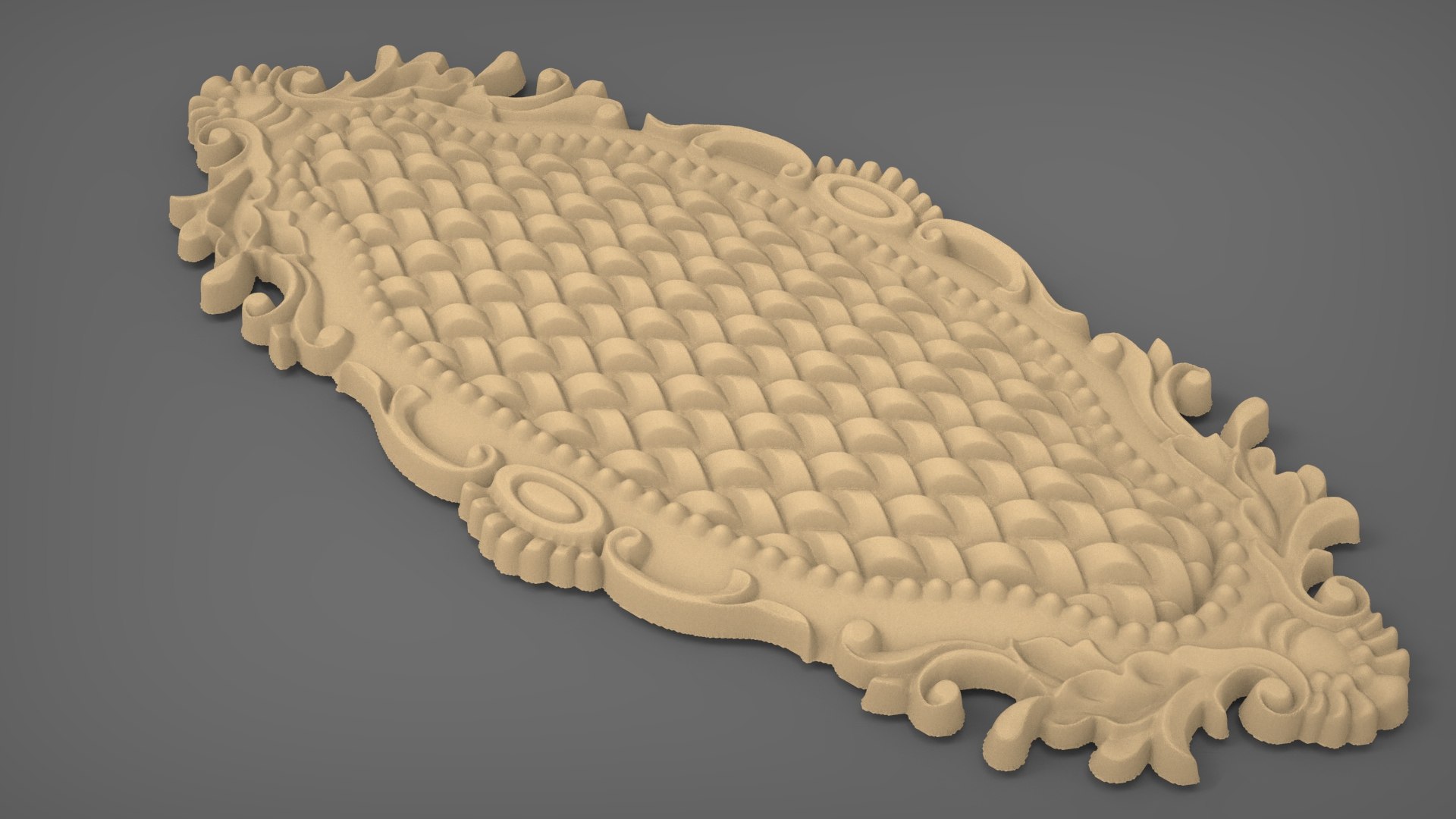 3D Wooden Carving Art Model - TurboSquid 1874270