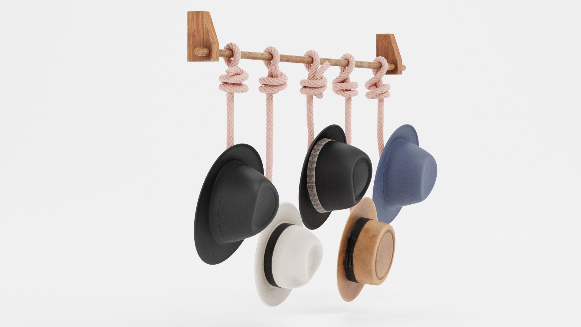 Hat Wall Decoration 3D Model - TurboSquid 1816384