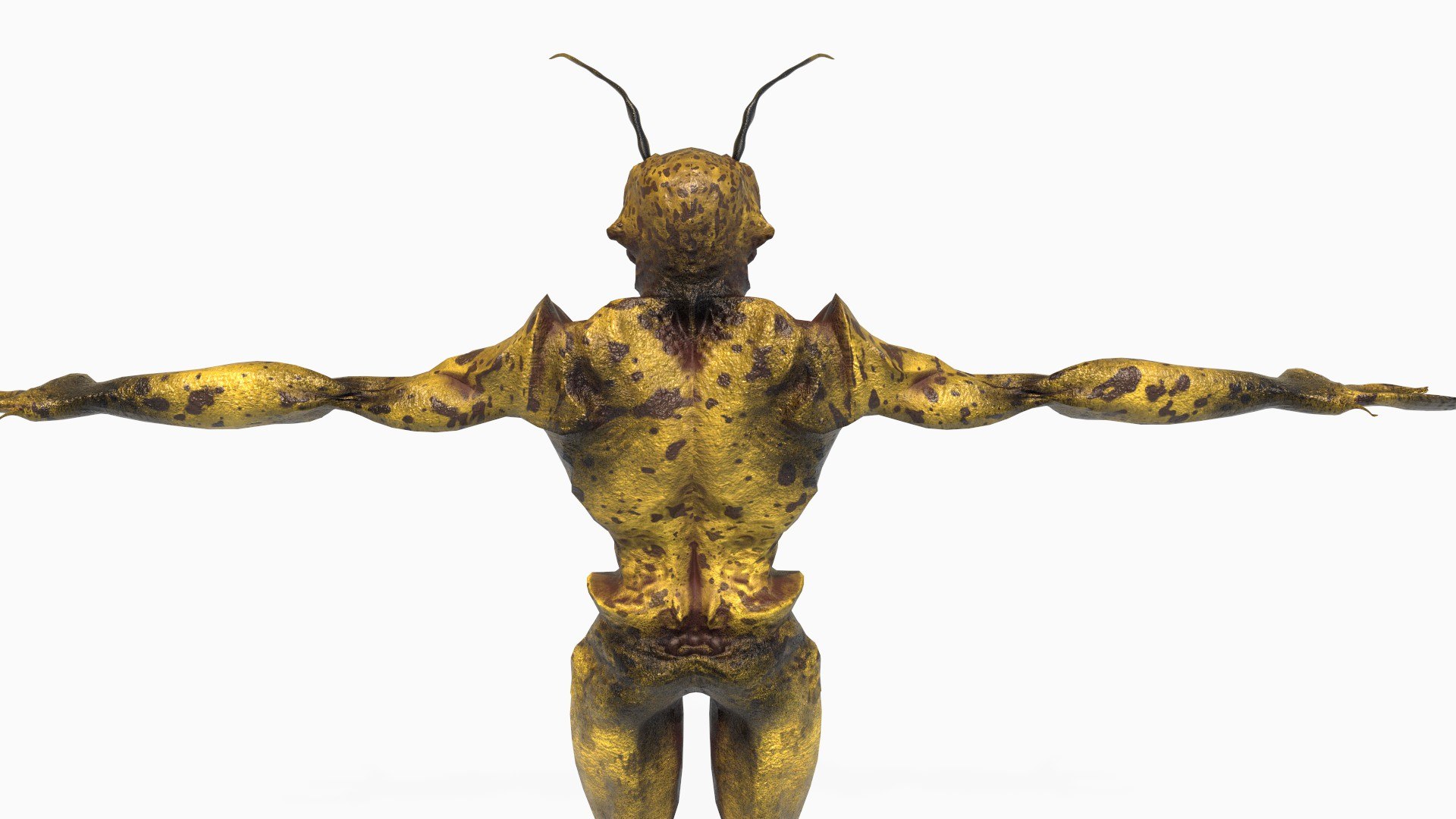 3D Wasp Man Monster - TurboSquid 1938393
