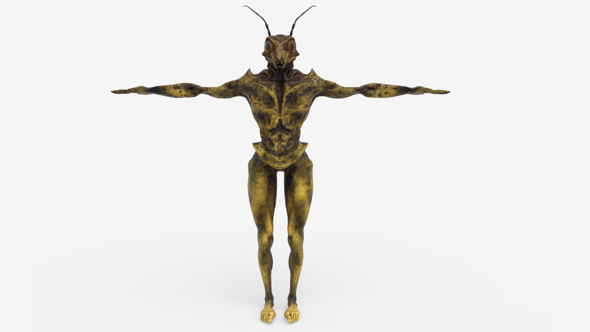3D Wasp Man Monster - TurboSquid 1938393