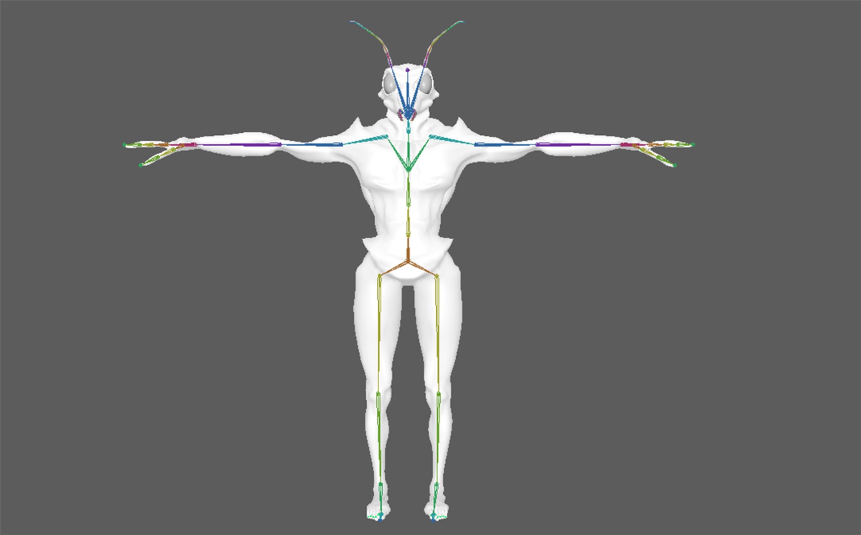 3D Wasp Man Monster - TurboSquid 1938393