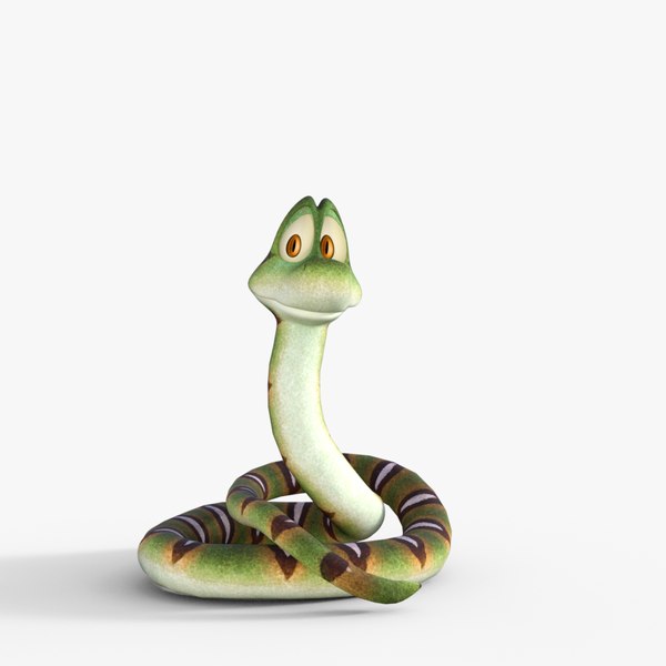 3D Toon Snake Rigged - TurboSquid 2017098
