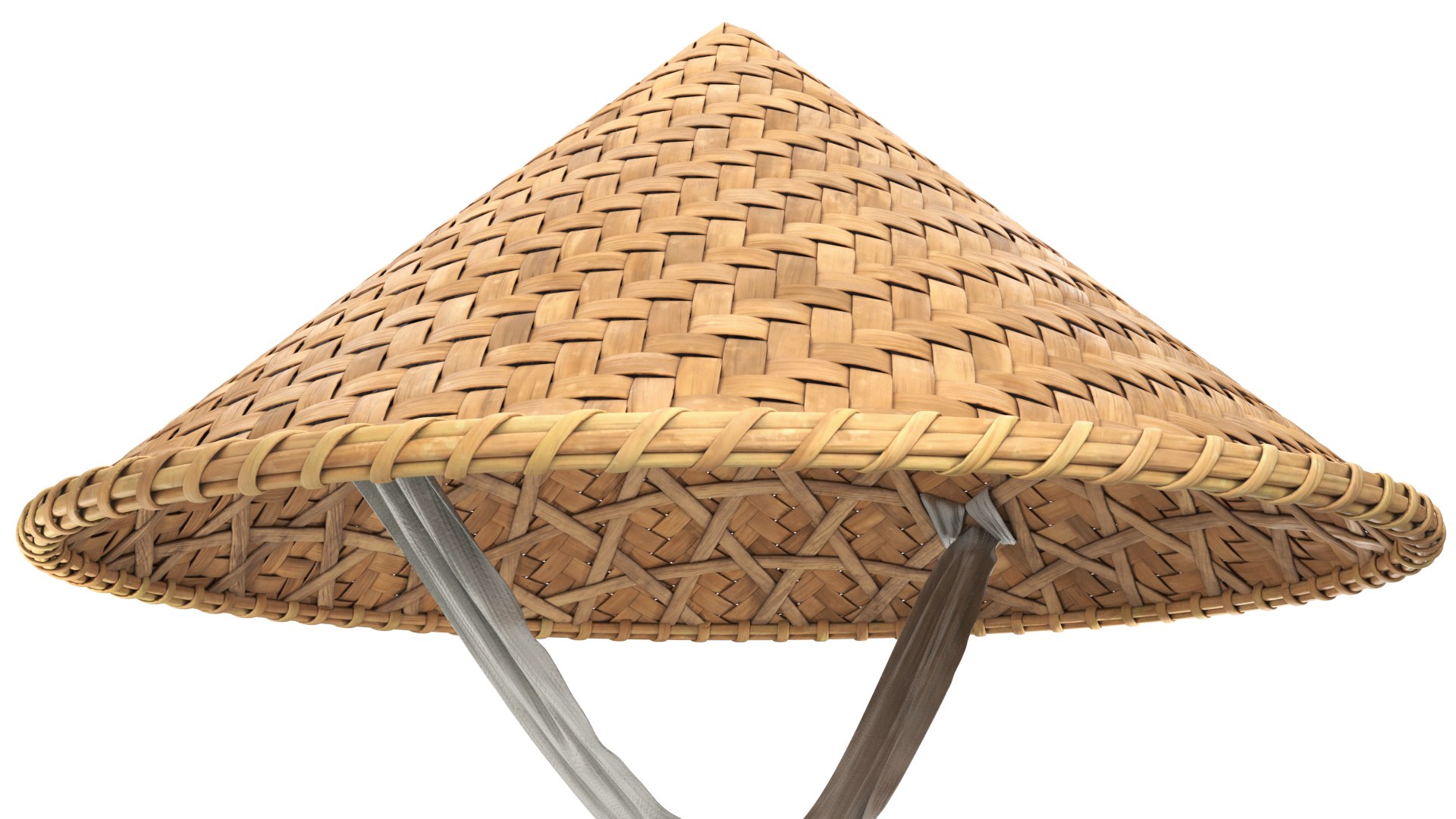 Asian Bamboo Hat 3D Model - TurboSquid 1833128