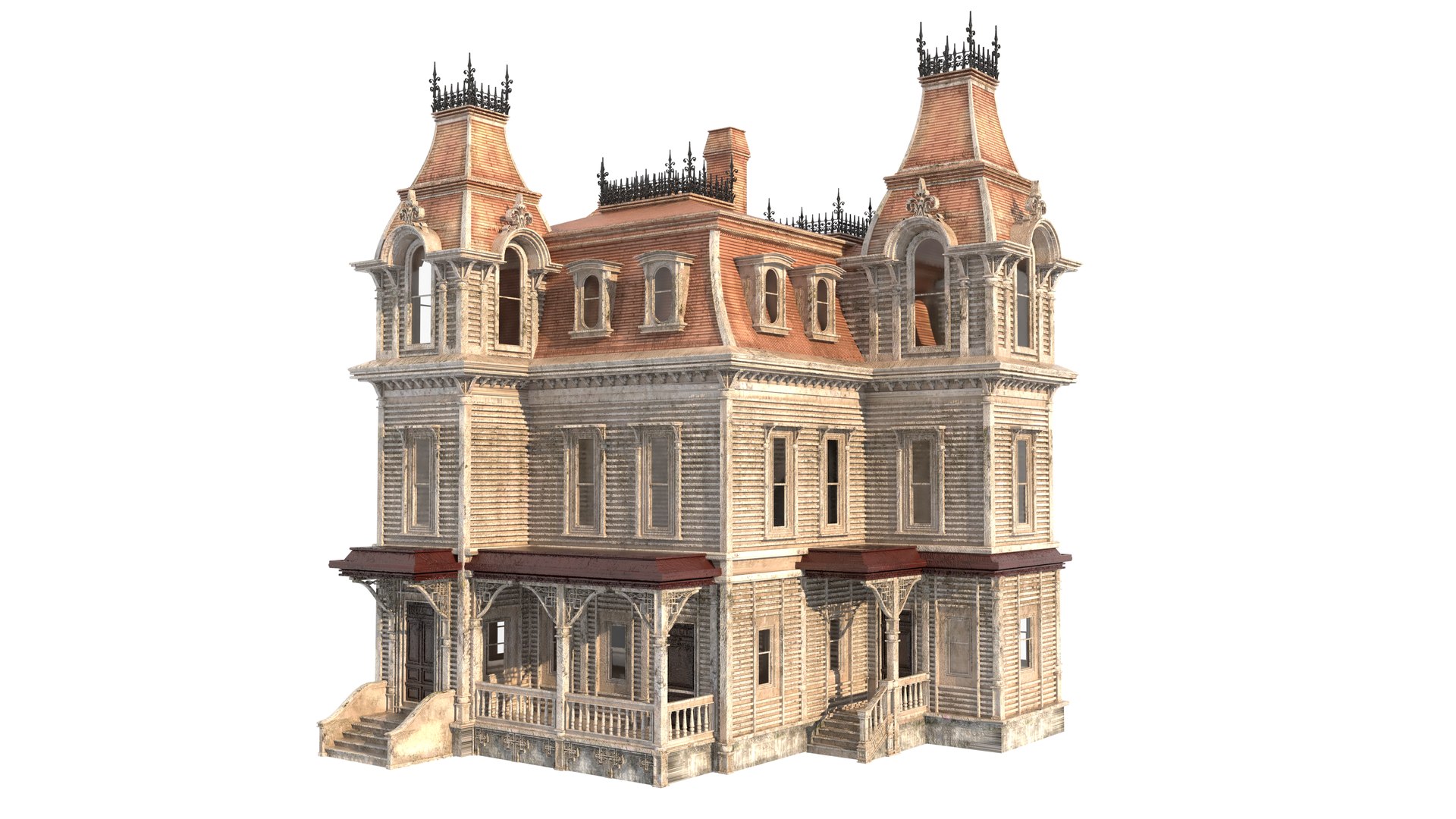3D модель Victorian House - TurboSquid 1952052