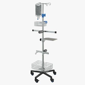 Download Free & Premium Iv Stand 3D Models | TurboSquid