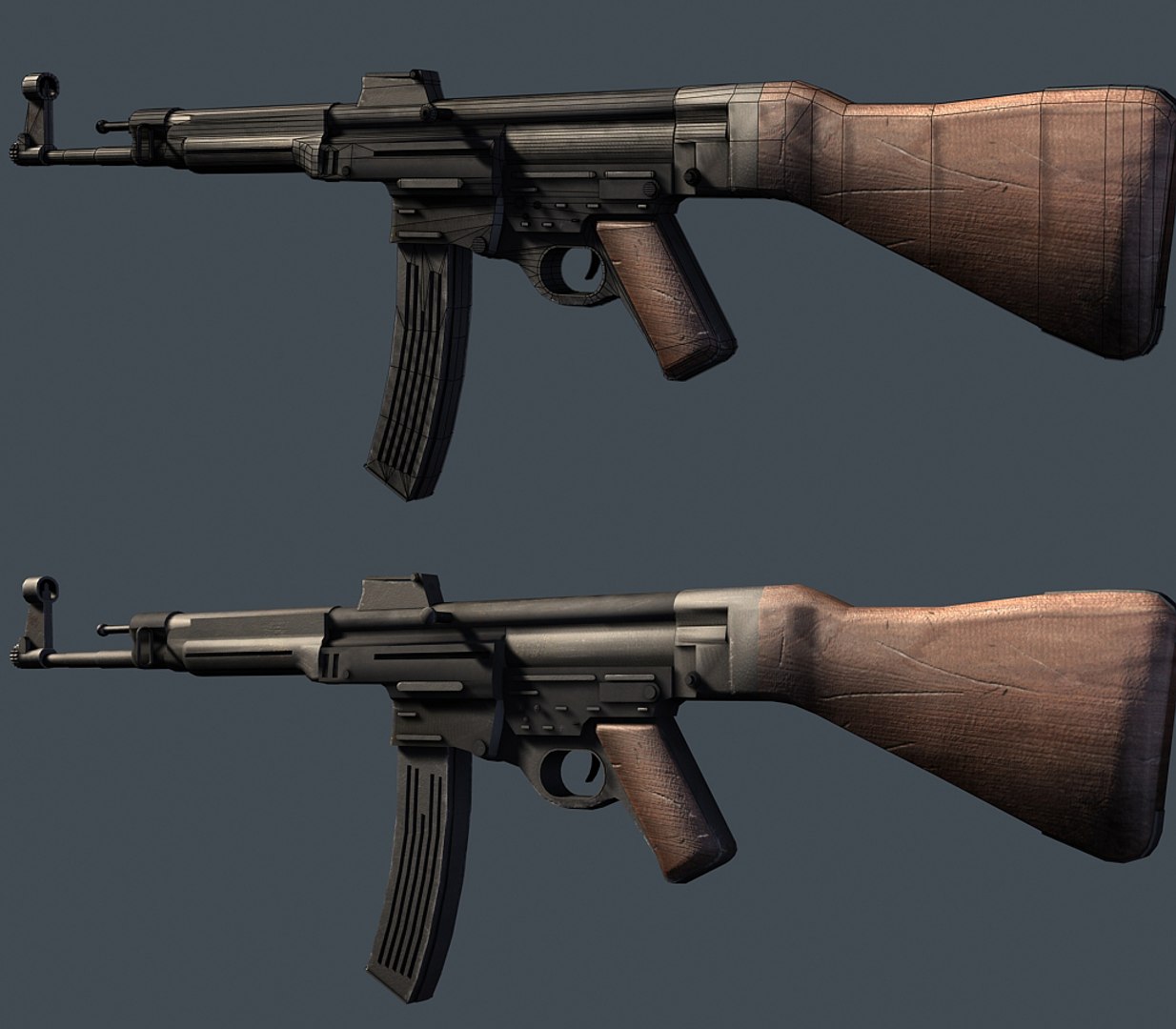 3d german assault rifle