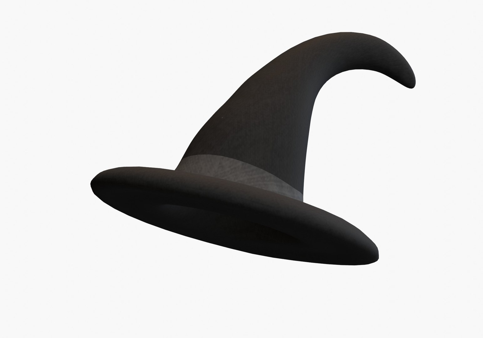 3D Model Black Wizard Hat - TurboSquid 1892057