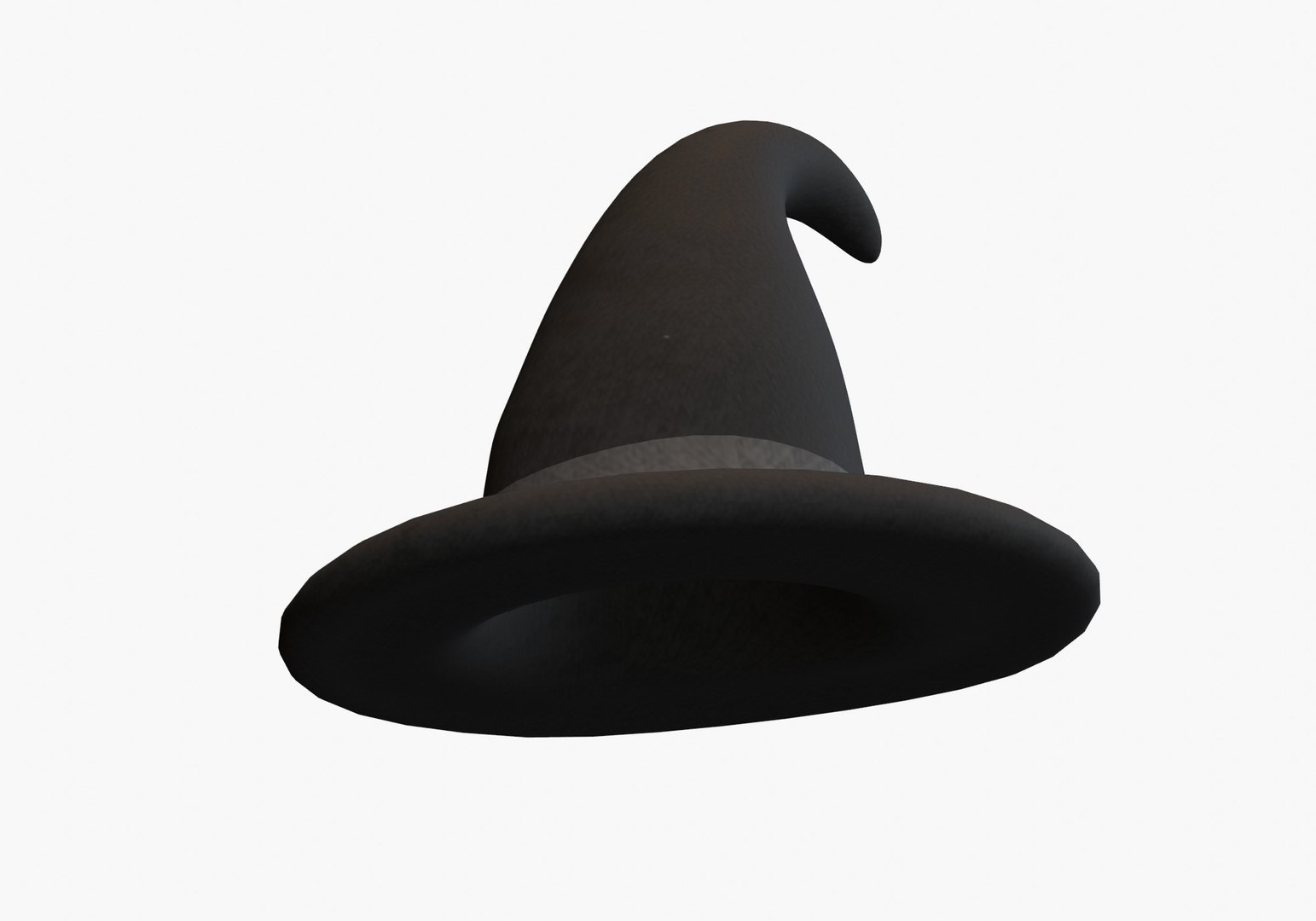 3D Model Black Wizard Hat - TurboSquid 1892057