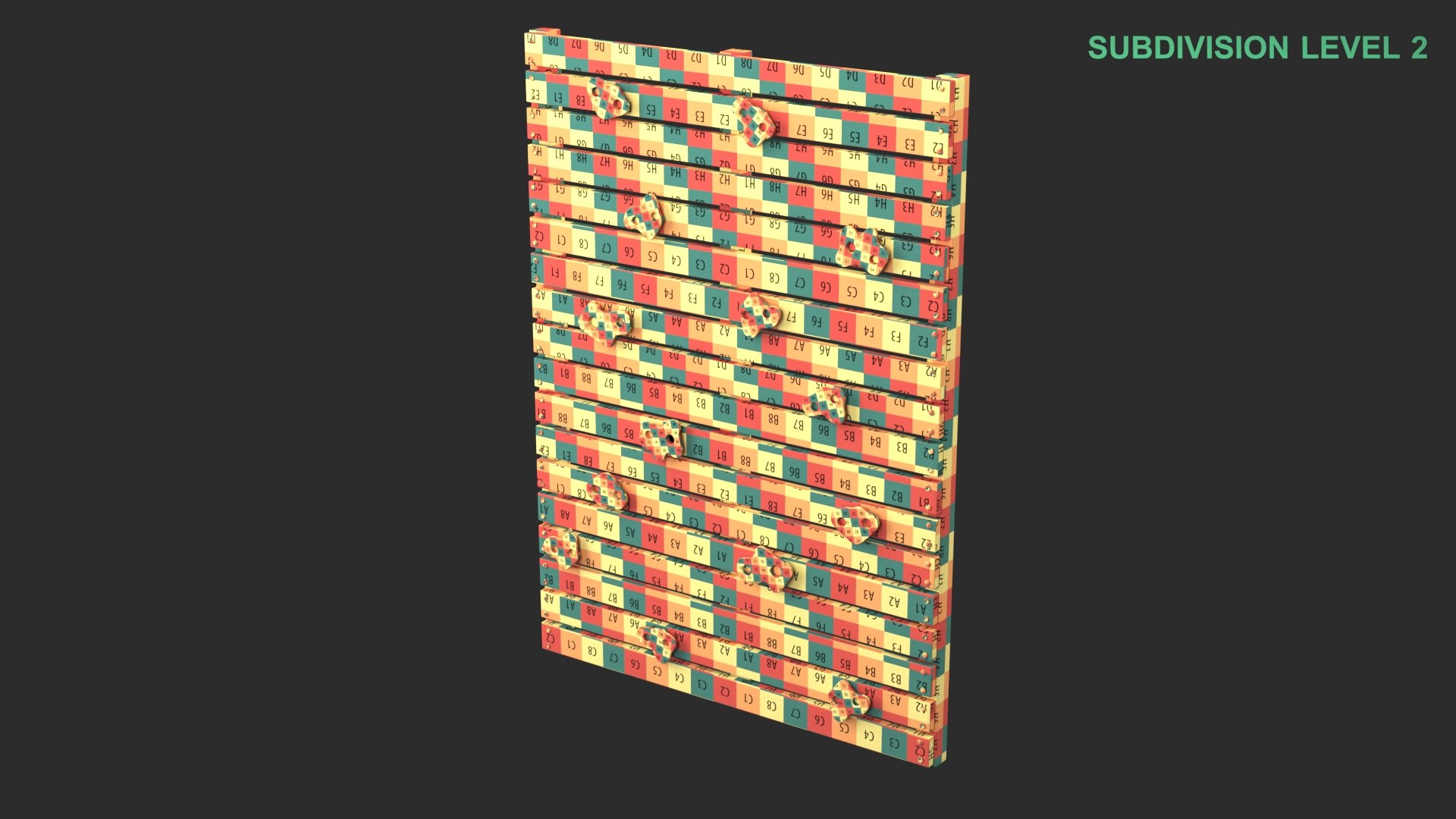 Kids Climbing Wall 3D Model - TurboSquid 2336072