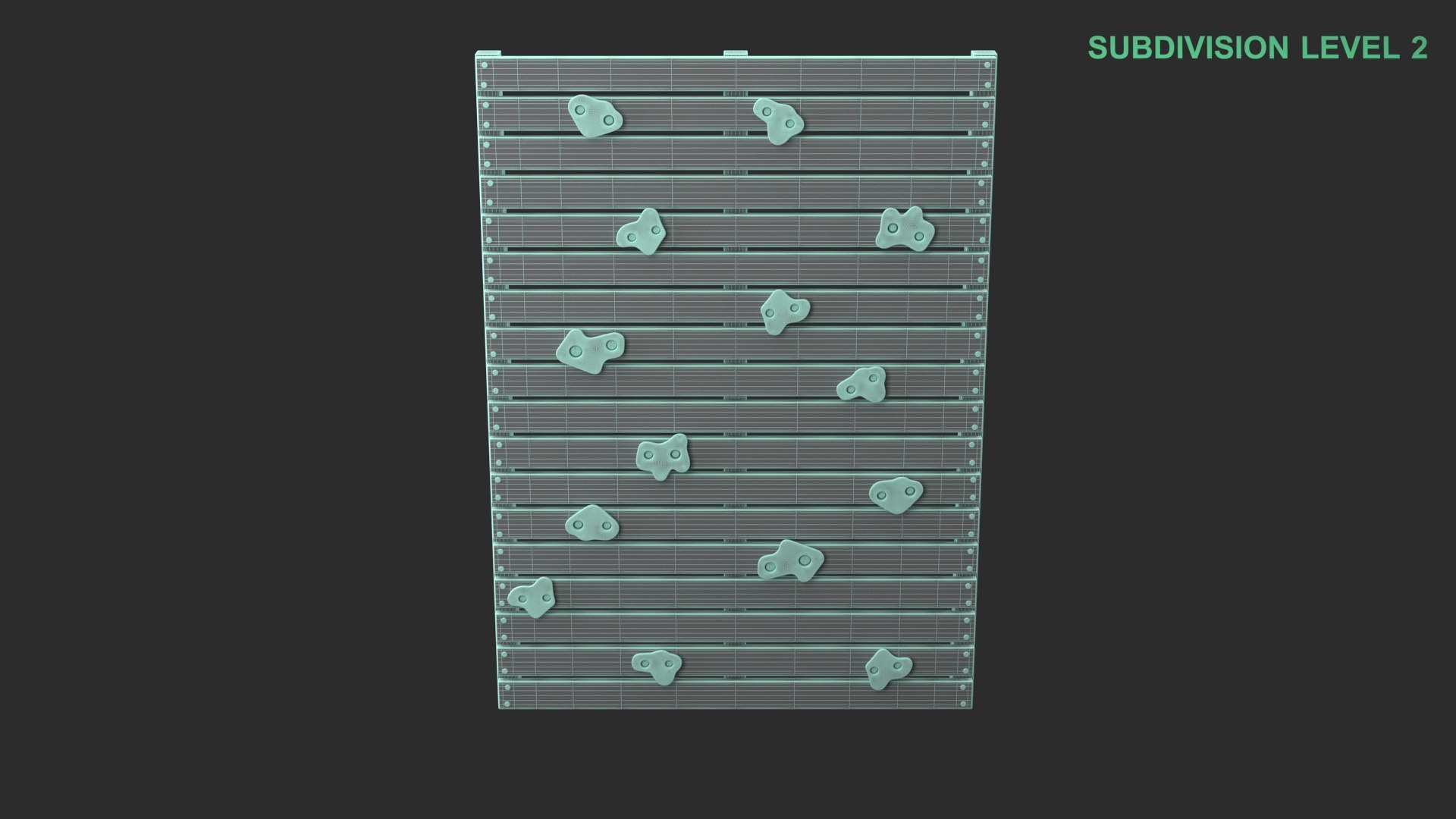 Kids Climbing Wall 3D Model - TurboSquid 2336072