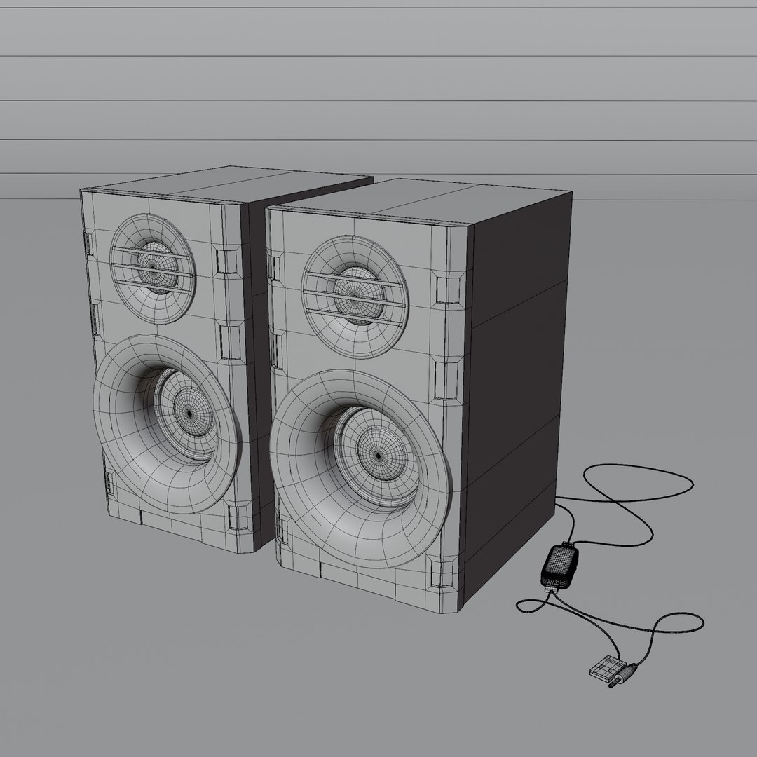 Speakers 3D Model - TurboSquid 2106792