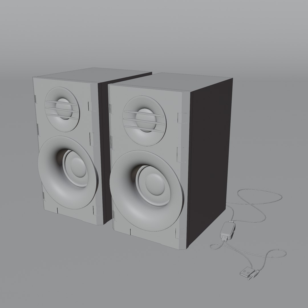 Speakers 3D Model - TurboSquid 2106792