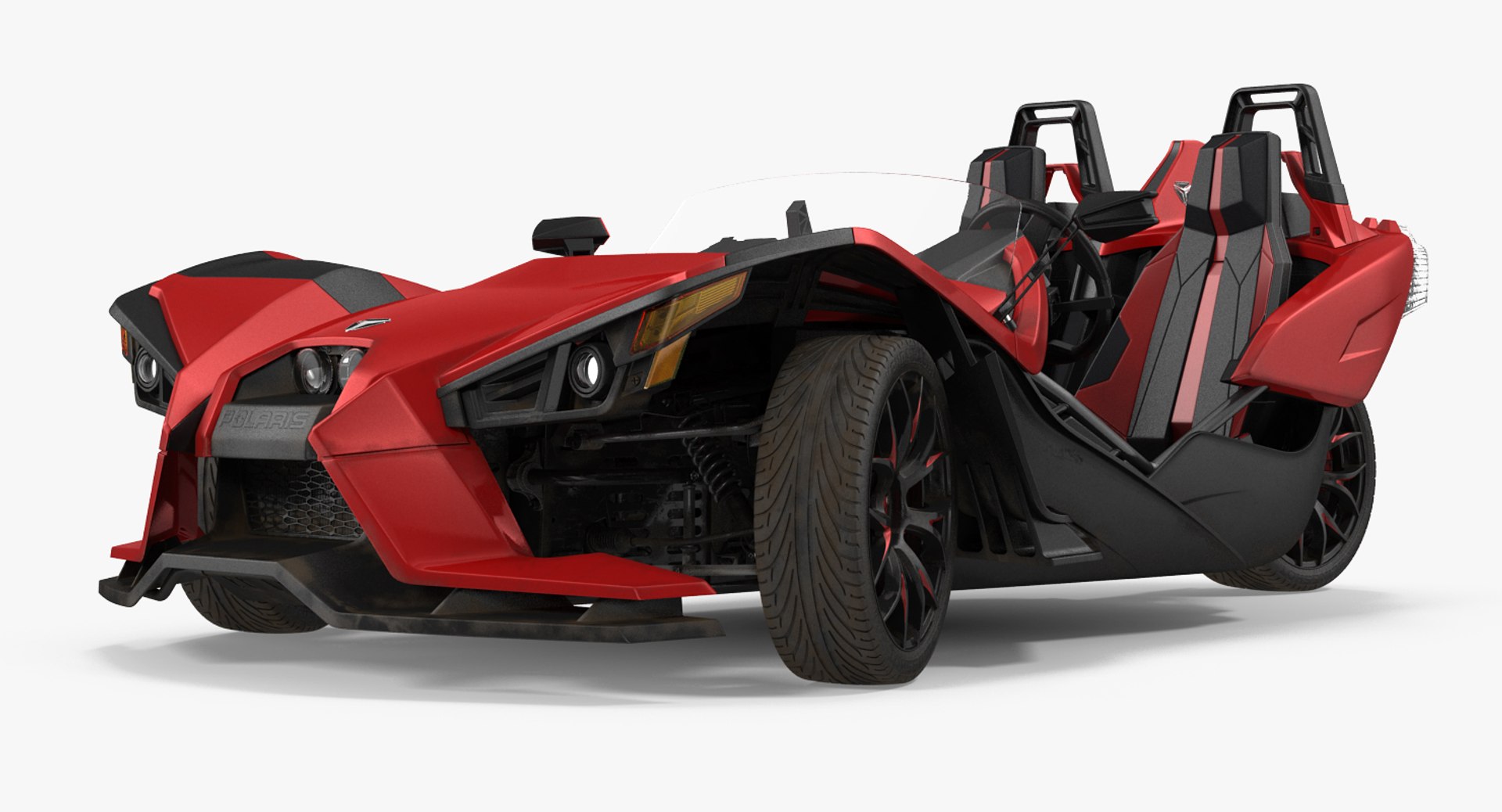polaris slingshot trike red max