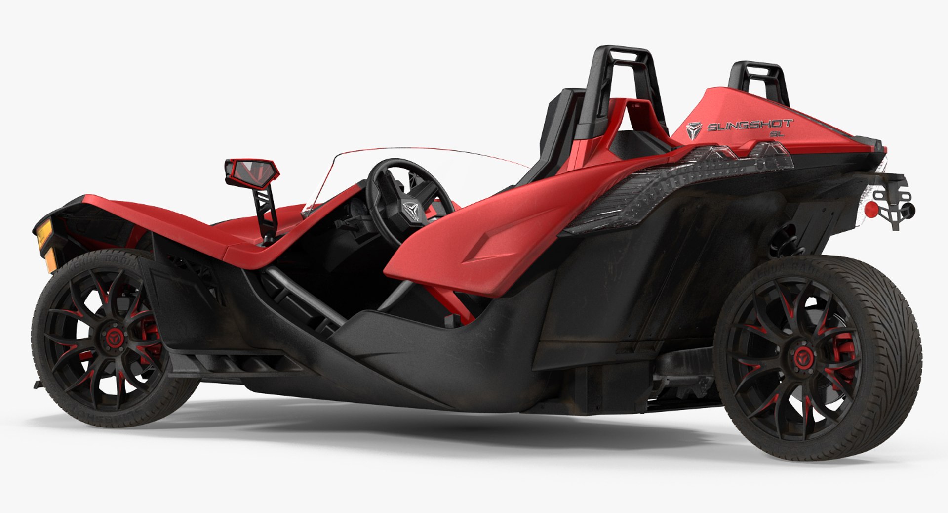 polaris slingshot trike red max