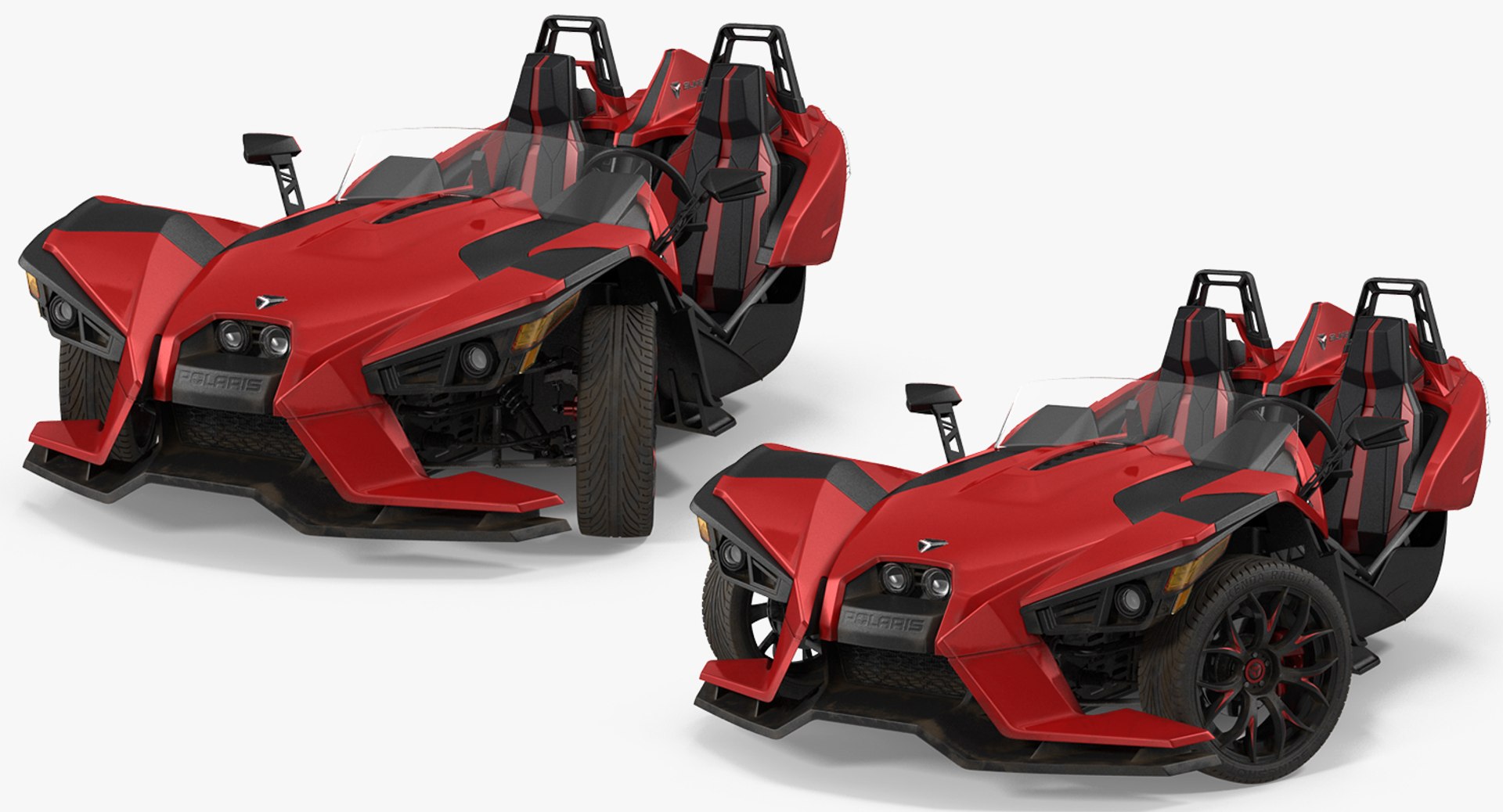 polaris slingshot trike red max