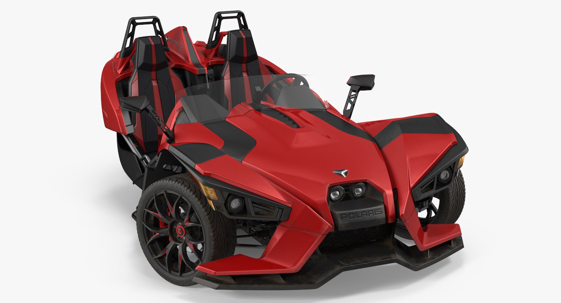 polaris slingshot trike red max