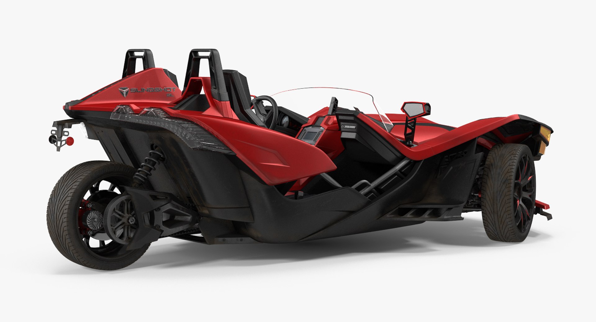 polaris slingshot trike red max