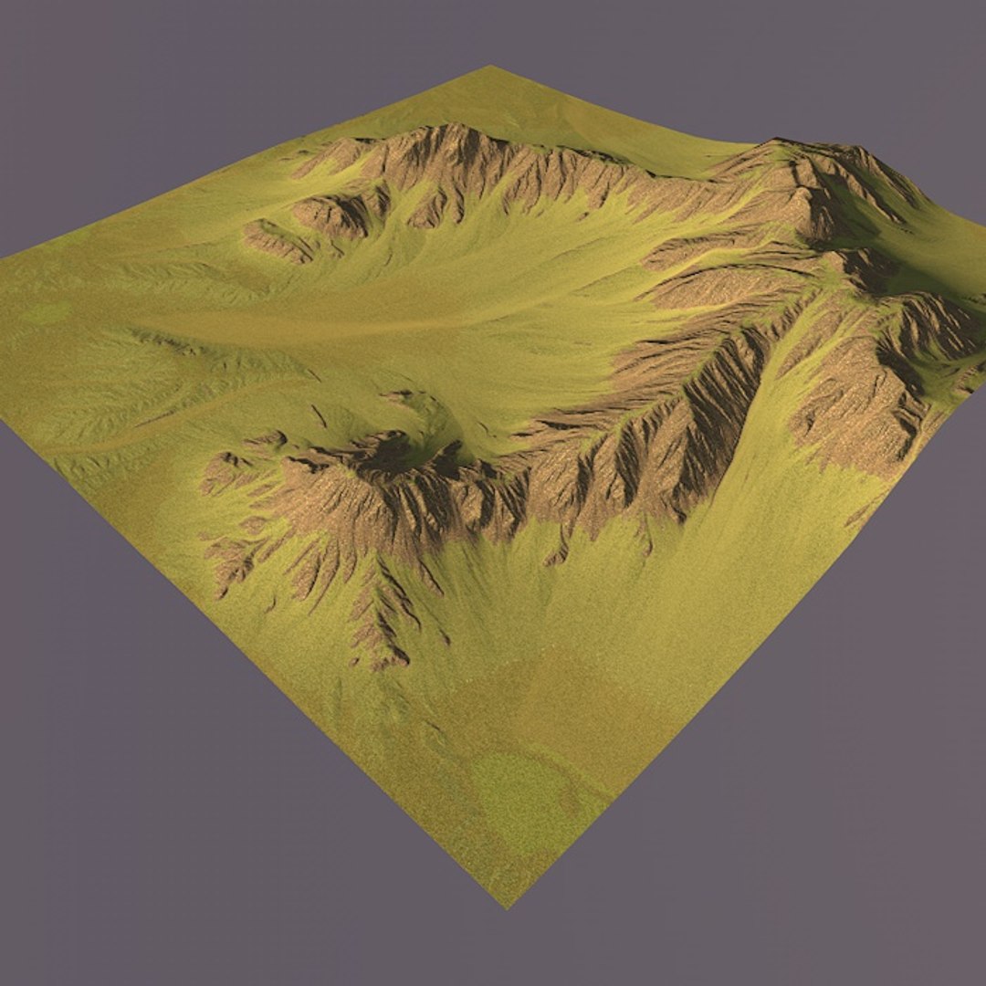 3d Mountain Games Maps Model