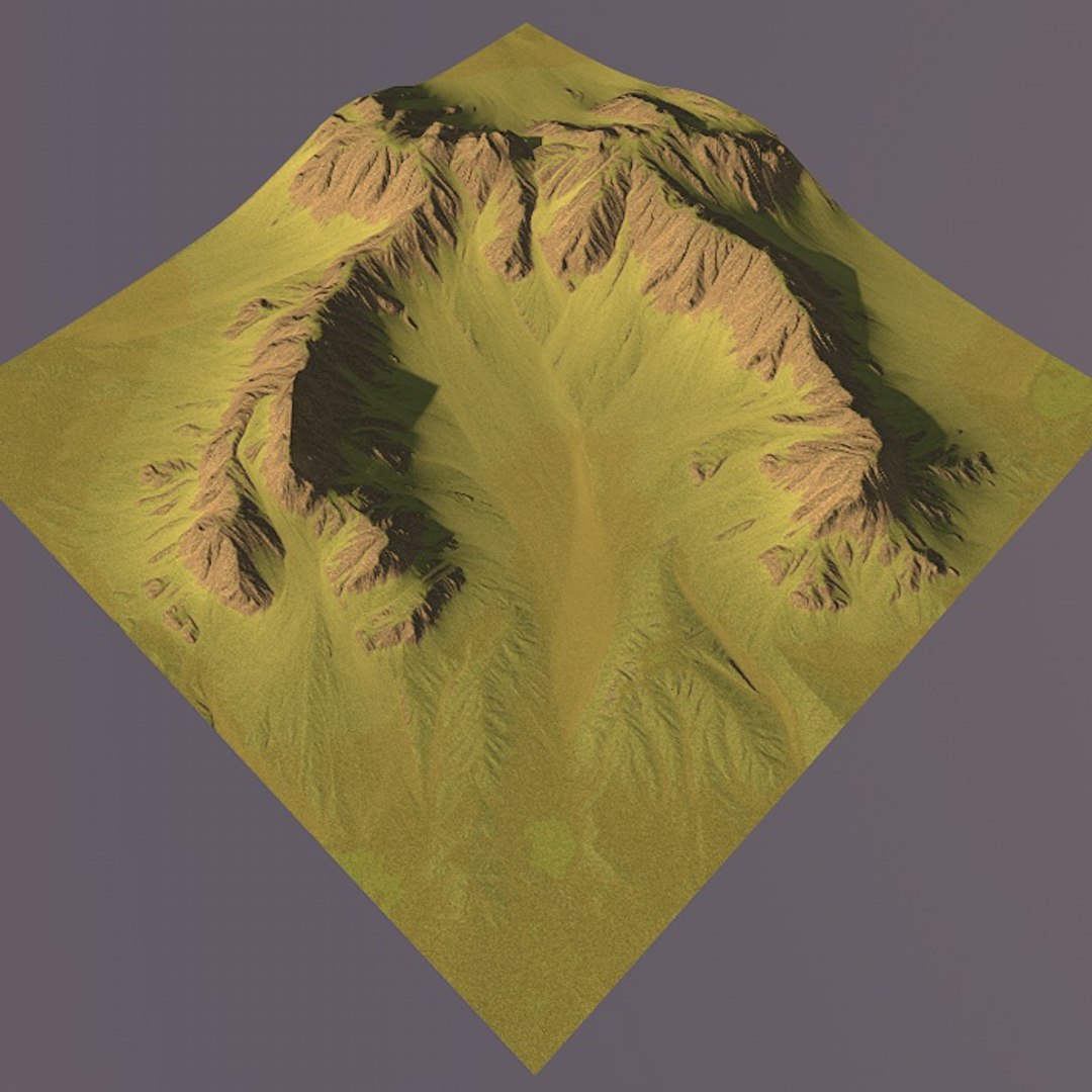 3d Mountain Games Maps Model