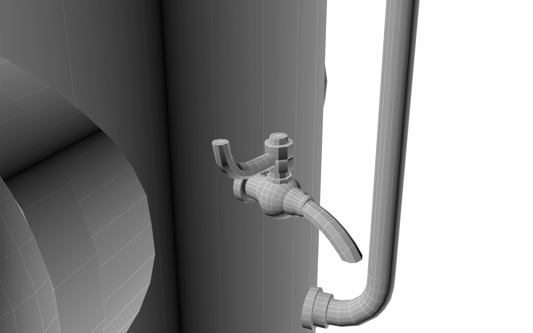 3D model french vertical boiler clock - TurboSquid 1211478