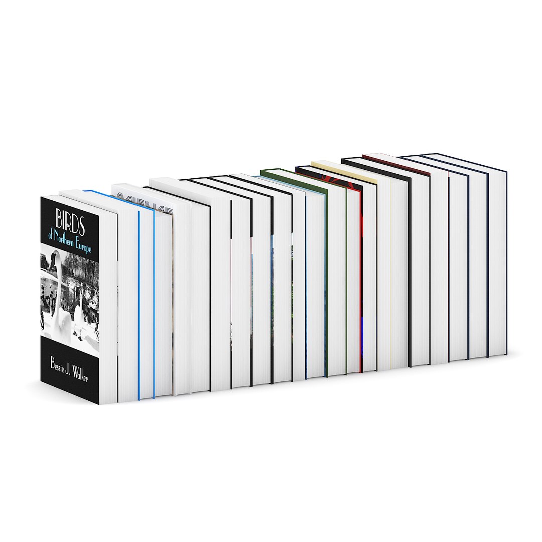 Softcover Guide Books 3d Model