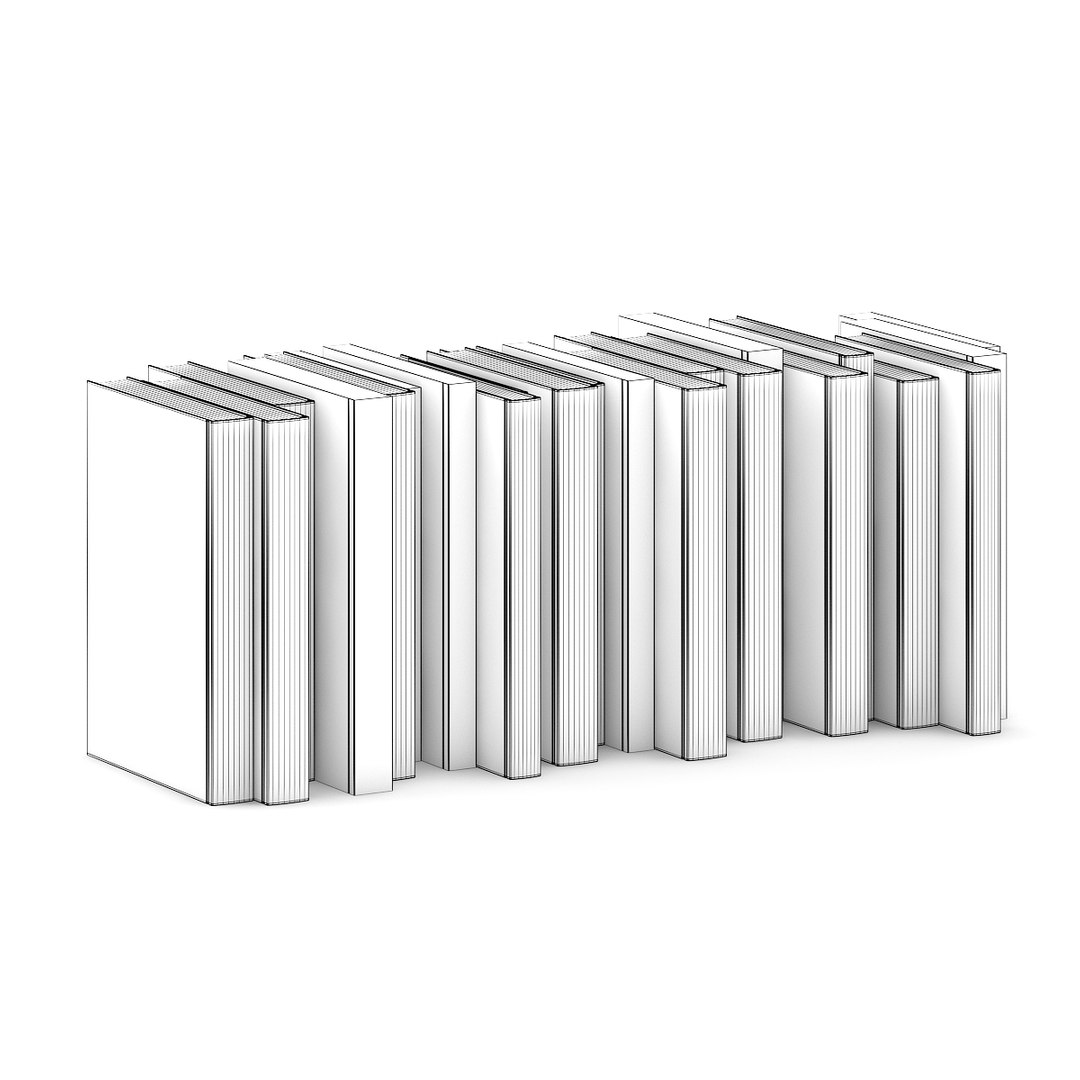 Softcover Guide Books 3d Model